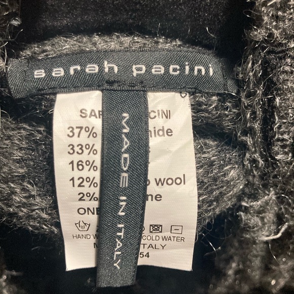 Sarah Pacini | Sweaters | Nwot Sarah Pacini Wool And Mohair Gray Knit ...